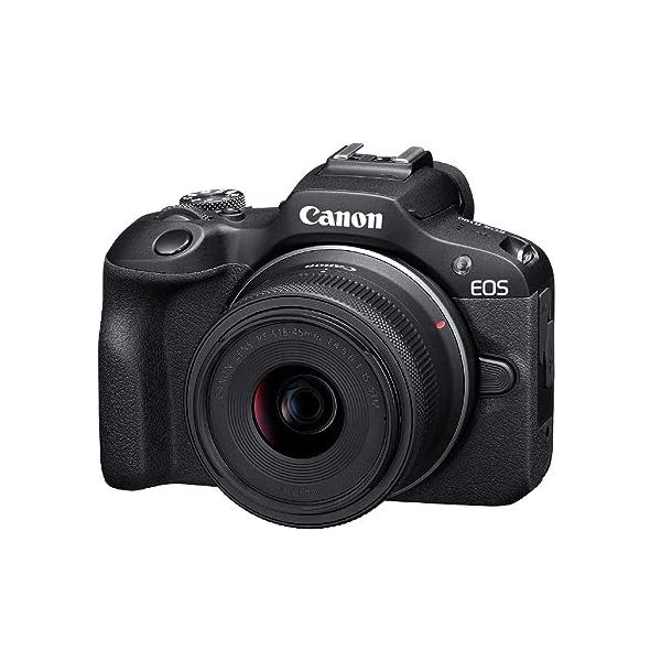 （中古品）Canon ミラーレス一眼カメラ EOS R100 標準ズームレンズキット(RF-S18-45) ブラック/APS-C/約356g EOSR商品写真はサンプル写真となっております。写真の商品が届くわけでは御座いません。用途機能とし...