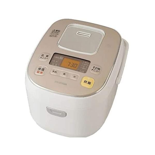 （中古品）アイリスオーヤマ IHジャー炊飯器（5.5合炊き） ホワイト/シャンパンゴールドIRIS OHYAMA KERC-IB50-W商品写真はサンプル写真となっております。写真の商品が届くわけでは御座いません。用途機能として最低限の付属...