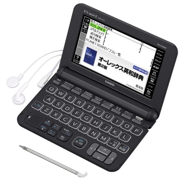 （中古品）カシオ 電子辞書 エクスワード 高校生モデル XD-K4800BK ブラック商品写真はサンプル写真となっております。写真の商品が届くわけでは御座いません。用途機能として最低限の付属品はお送りいたしますが取扱説明書、リモコン等含まれ...