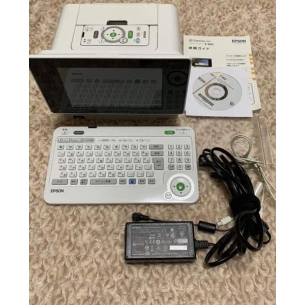 （中古品）EPSON Colorio me コンパクトプリンター E-820 7.0型カラー液晶モニター搭載 ハガキ作成機能 デジタルフォトフレーム機商品写真はサンプル写真となっております。写真の商品が届くわけでは御座いません。用途機能とし...