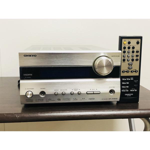（中古品）ONKYO AVセンター SA-205HD(S)商品写真はサンプル写真となっております。写真の商品が届くわけでは御座いません。用途機能として最低限の付属品はお送りいたしますが取扱説明書、リモコン等含まれていない場合もございます。＊...