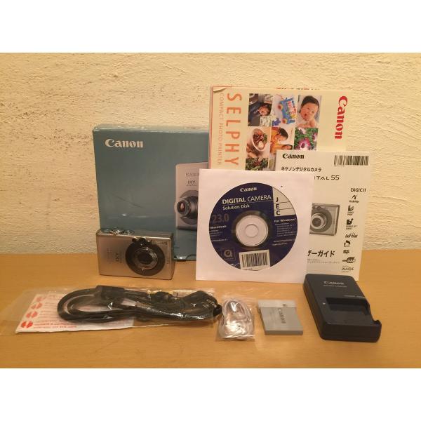 （中古品）Canon IXY DIGITAL 55 IXYD55商品写真はサンプル写真となっております。写真の商品が届くわけでは御座いません。用途機能として最低限の付属品はお送りいたしますが取扱説明書、リモコン等含まれていない場合もございま...