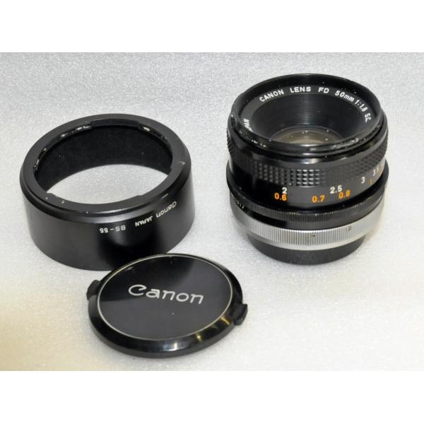 （中古品）Canon FD 50mm f1.8 S.C.商品写真はサンプル写真となっております。写真の商品が届くわけでは御座いません。※通常の中古品のほか、メーカーにて動作点検・調整された「整備済み品」でお届けする場合がございます。用途機能...