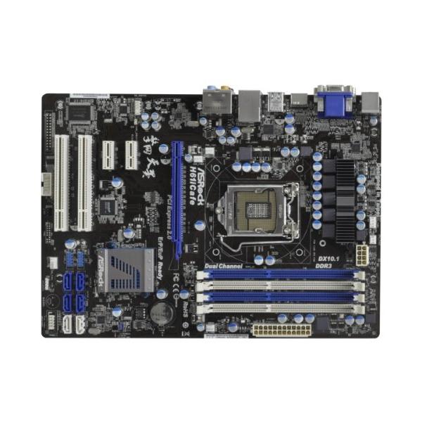 （中古品）ASRock H61 ATX SATA3 USB3 H61iCafe商品写真はサンプル写真となっております。写真の商品が届くわけでは御座いません。用途機能として最低限の付属品はお送りいたしますが取扱説明書、リモコン等含まれていない...