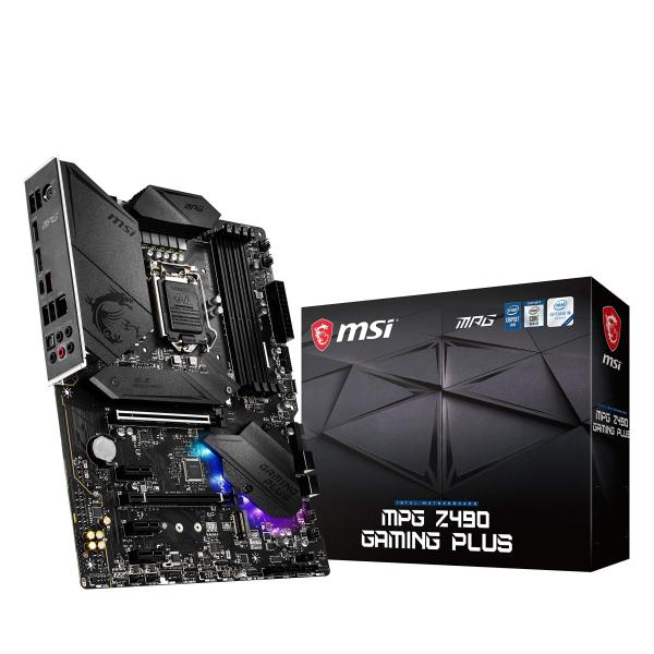 （中古品）MSI MPG Z490 GAMING PLUS マザーボード ATX Intel Z490チップセット搭載 MB4954商品写真はサンプル写真となっております。写真の商品が届くわけでは御座いません。用途機能として最低限の付属品は...