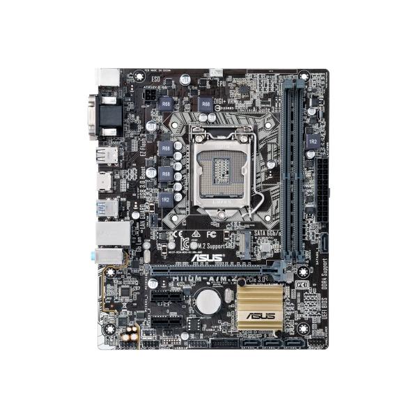 （中古品）ASUSTeK Intel H110搭載 マザーボード LGA1151対応 H110M-A/M.2 microATX商品写真はサンプル写真となっております。写真の商品が届くわけでは御座いません。用途機能として最低限の付属品はお送り...