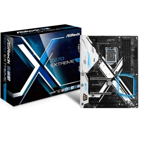 （中古品）ASRock Intel Z270チップセット搭載 ATXマザーボード Z270 Extreme4商品写真はサンプル写真となっております。写真の商品が届くわけでは御座いません。用途機能として最低限の付属品はお送りいたしますが取扱説...