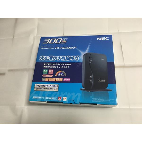 （中古品）日本電気 AtermWG300HP PA-WG300HP商品写真はサンプル写真となっております。写真の商品が届くわけでは御座いません。用途機能として最低限の付属品はお送りいたしますが取扱説明書、リモコン等含まれていない場合もござい...