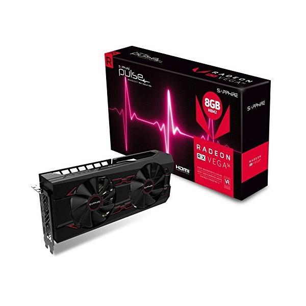 （中古品）Sapphire 11276-02-40G Radeon Pulse RX Vega 56 8GB HBM2 Dual HDMI/DP (U商品写真はサンプル写真となっております。写真の商品が届くわけでは御座いません。用途機能とし...