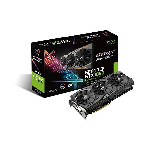 （中古品）ASUS ROG-STRIX-GTX1080-O8G-11GBPS ROG Strix GeForce GTX 1080 8GB 11Gbp商品写真はサンプル写真となっております。写真の商品が届くわけでは御座いません。※通常の中古...
