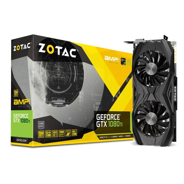 （中古品）ZOTAC GeForce GTX 1080 Ti AMP Edition 11GB GDDR5X 352ビット PCIe 3.0 ゲーミン商品写真はサンプル写真となっております。写真の商品が届くわけでは御座いません。用途機能とし...