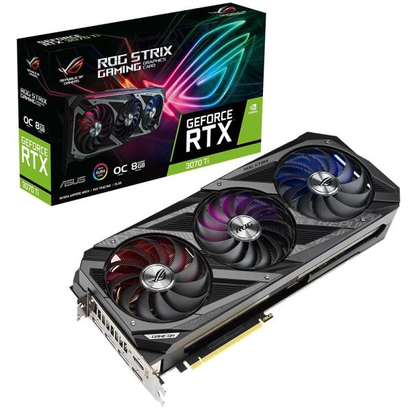 （中古品）ASUSTek ROG Strix NVIDIA GeForce RTX 3070 Ti 搭載ビデオカード OC / PCIe 4.0 / 商品写真はサンプル写真となっております。写真の商品が届くわけでは御座いません。用途機能とし...