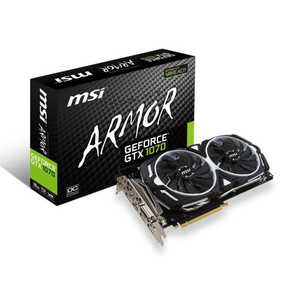 （中古品）MSI ARMOR 2X デュアルファン搭載 GeForce GTX 1070 グラフィックボード GEFORCE GTX 1070 ARM商品写真はサンプル写真となっております。写真の商品が届くわけでは御座いません。用途機能とし...