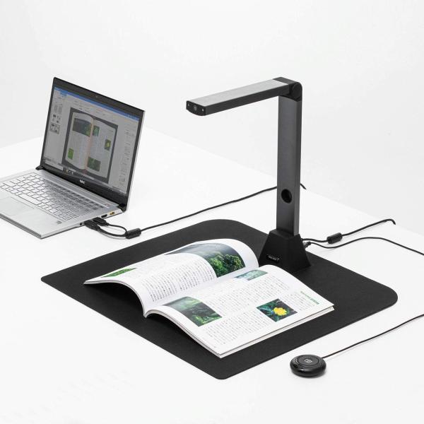 （中古品）サンワダイレクト スキャナー USB書画カメラ Zoom/Skype/Teams/Webex対応 1200万画素 A3対応 連続スキャン 歪商品写真はサンプル写真となっております。写真の商品が届くわけでは御座いません。※通常の中古...