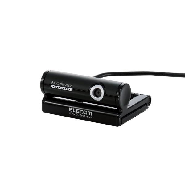 （中古品）エレコム WEBカメラ 315万画素 マイク内蔵 MAC対応 FULLHD対応 ブラック UCAM-DLE300TNBK商品写真はサンプル写真となっております。写真の商品が届くわけでは御座いません。用途機能として最低限の付属品はお...