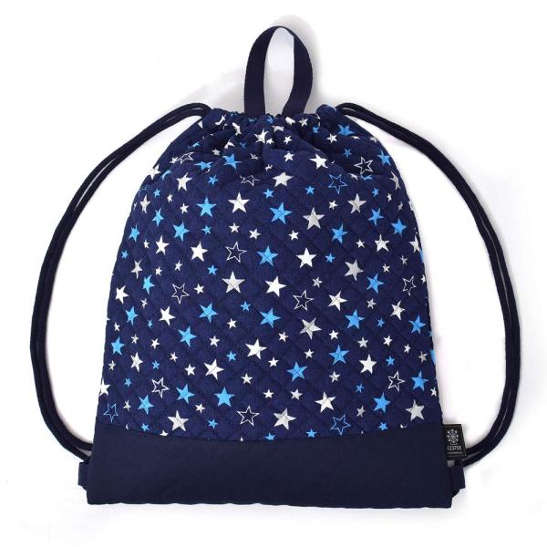 （中古品）COLORFUL CANDY STYLE ナップサック 男の子 小学生 おしゃれ キルティング 通園 通学 持ち手付き ブリリアントスター 商品写真はサンプル写真となっております。写真の商品が届くわけでは御座いません。用途機能とし...