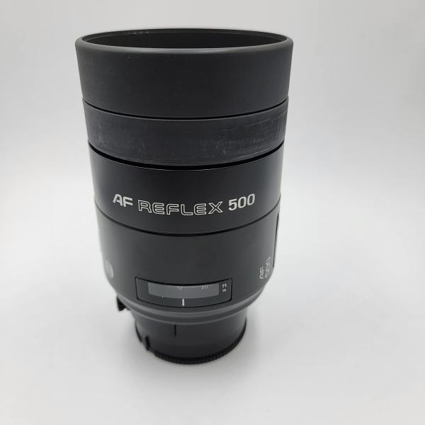 （中古品）MINOLTA ミノルタ AF REFLEX 500mm F8商品写真はサンプル写真となっております。写真の商品が届くわけでは御座いません。用途機能として最低限の付属品はお送りいたしますが取扱説明書、リモコン等含まれていない場合も...