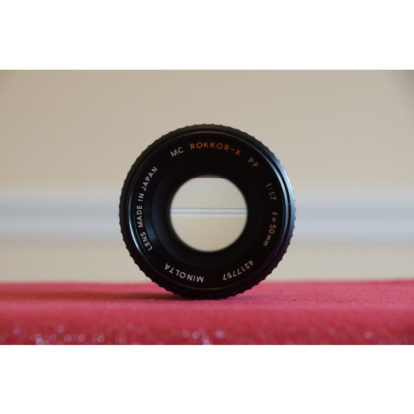 （中古品）MINOLTA ミノルタ MC ROKKOR-PF 50mm F1.7商品写真はサンプル写真となっております。写真の商品が届くわけでは御座いません。※通常の中古品のほか、メーカーにて動作点検・調整された「整備済み品」でお届けする場...