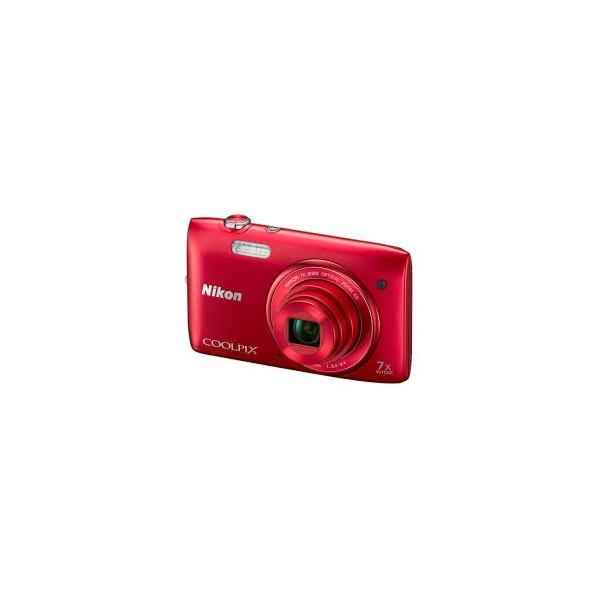 （中古品）Nikon COOLPIX S3400 RED ニコン クールピクス レッド商品写真はサンプル写真となっております。写真の商品が届くわけでは御座いません。用途機能として最低限の付属品はお送りいたしますが取扱説明書、リモコン等含まれ...