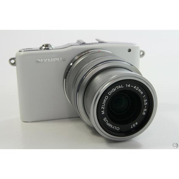 （中古品）OLYMPUS ミラーレス一眼 PEN mini E-PM1 レンズキット ホワイト E-PM1 LKIT WHT商品写真はサンプル写真となっております。写真の商品が届くわけでは御座いません。用途機能として最低限の付属品はお送りい...