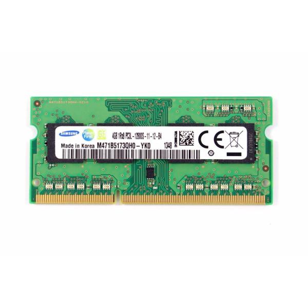 （中古品）Samsung(サムスン) ノートパソコン用DDR3低電圧メモリー 4GB 1rx8pc3l-12800s-11-13-b4 M471B51商品写真はサンプル写真となっております。写真の商品が届くわけでは御座いません。用途機能とし...