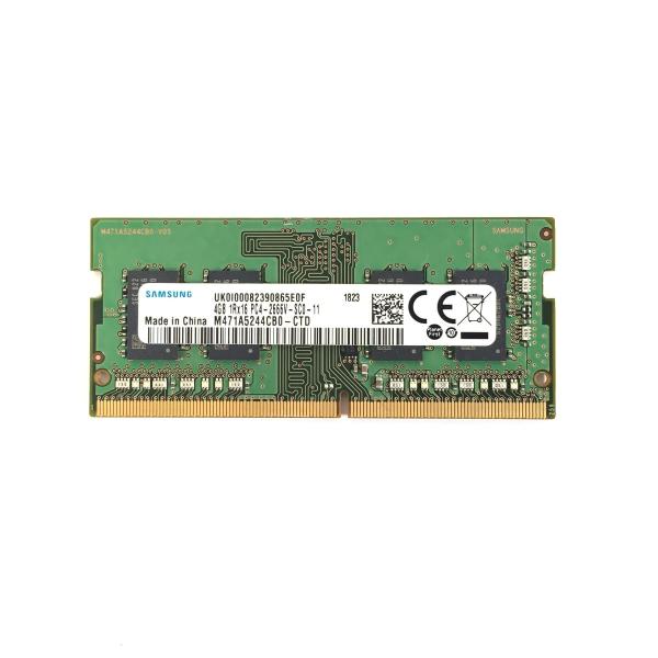 （中古品）サムスン PC4 DDR4-2400T 4GB ノートPC用メモリ 260pin SO-DIMM M471A5244CB0-CRC商品写真はサンプル写真となっております。写真の商品が届くわけでは御座いません。用途機能として最低限の...