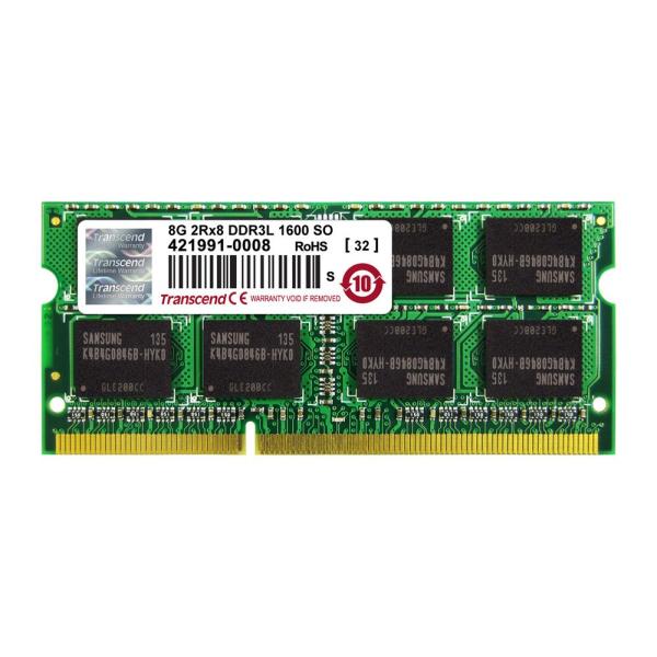（中古品）Transcend iMac 2013 対応メモリ PC3L-12800 DDR3L 1600 8GB 1.35V(低電圧) - 1.5V 商品写真はサンプル写真となっております。写真の商品が届くわけでは御座いません。用途機能とし...