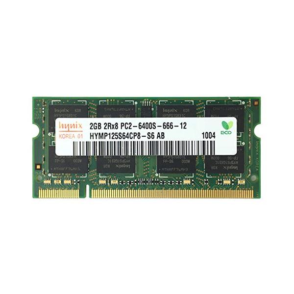 （中古品）hynix DDR2 2GB 800MHz PC2-6400S オリジナル純正DDR 2 2G ノートブックメモリ ノートパソコン RAM 商品写真はサンプル写真となっております。写真の商品が届くわけでは御座いません。用途機能とし...