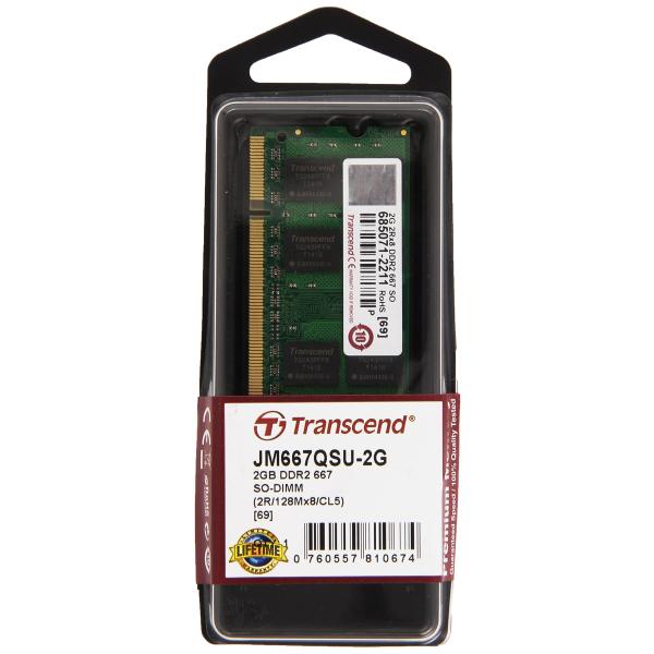 （中古品）Transcend ノートPC用 PC2-5300(DDR2-667) 2GB 200pin SO-DIMM JM667QSU-2G商品写真はサンプル写真となっております。写真の商品が届くわけでは御座いません。用途機能として最低限...