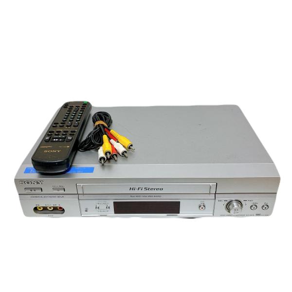 （中古品）SONY SLV-NX15 VHSビデオデッキ商品写真はサンプル写真となっております。写真の商品が届くわけでは御座いません。用途機能として最低限の付属品はお送りいたしますが取扱説明書、リモコン等含まれていない場合もございます。＊写...