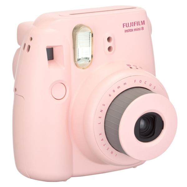 （中古品）FUJIFILM インスタントカメラ チェキ instax mini 8 ピンク INS MINI 8 PINK商品写真はサンプル写真となっております。写真の商品が届くわけでは御座いません。用途機能として最低限の付属品はお送りいた...