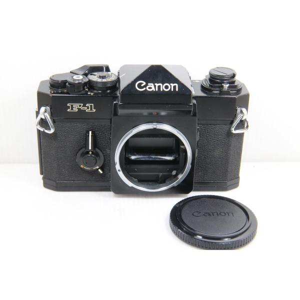 （中古品）Canon F-1 後期モデル商品写真はサンプル写真となっております。写真の商品が届くわけでは御座いません。用途機能として最低限の付属品はお送りいたしますが取扱説明書、リモコン等含まれていない場合もございます。＊写真に対し付属品の...