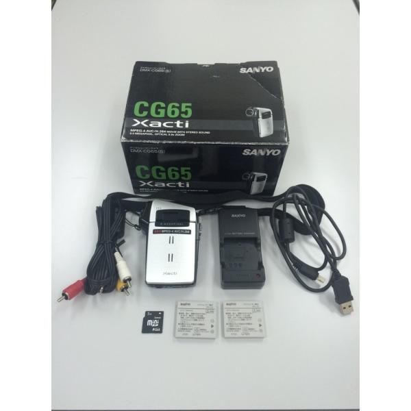 （中古品）三洋電機 デジタルムービーカメラ「Xacti」 DMX-CG65(シルバー) DMX-CG65(S)商品写真はサンプル写真となっております。写真の商品が届くわけでは御座いません。用途機能として最低限の付属品はお送りいたしますが取扱...