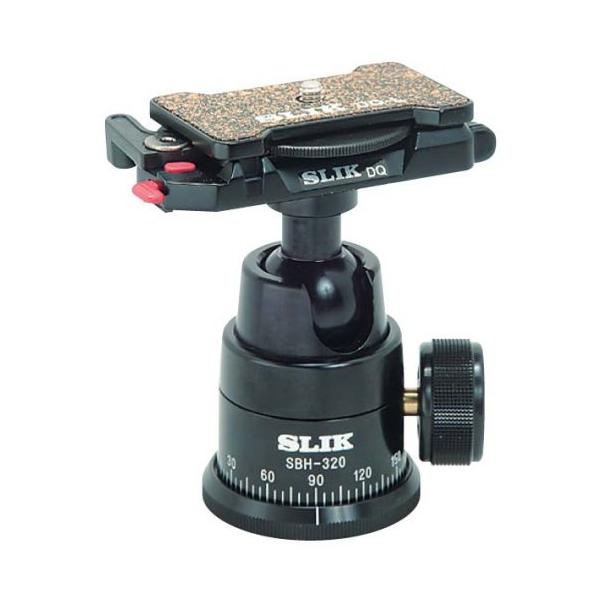 （中古品）SLIK 雲台 SBH-320 DQ BK 自由雲台型 ブラック 200919商品写真はサンプル写真となっております。写真の商品が届くわけでは御座いません。用途機能として最低限の付属品はお送りいたしますが取扱説明書、リモコン等含ま...