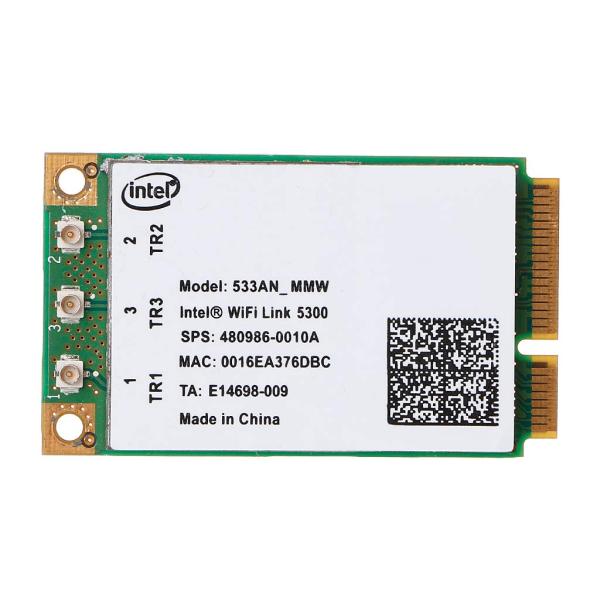 （中古品）Baoyouls 5300 533AN_MMWワイヤレスWLAN WiFiミニPCIeカード802.11n + 450Mbpsデバイスモジュ商品写真はサンプル写真となっております。写真の商品が届くわけでは御座いません。※通常の中古...