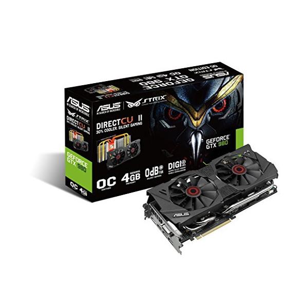 （中古品）Asus STRIX-GTX980-DC2OC-4GD5 256 Bit Nvidia Gtx 980 Graphics Card (4GB商品写真はサンプル写真となっております。写真の商品が届くわけでは御座いません。用途機能とし...