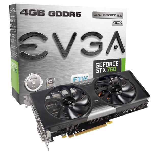 （中古品）EVGA Nvidia GeForce GTX 760 4GB GDDR5 FTW with ACX Cooling Graphics Ca商品写真はサンプル写真となっております。写真の商品が届くわけでは御座いません。用途機能とし...