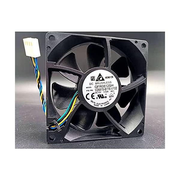 （中古品）Delta QFR0812SH 8CM 8025 12V 0.50A Motherboard 4pin large air flow coo商品写真はサンプル写真となっております。写真の商品が届くわけでは御座いません。用途機能とし...