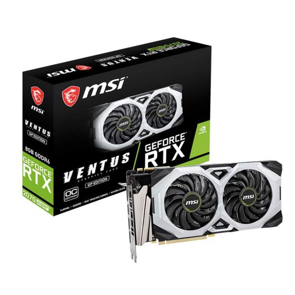 （中古品）MSI GeForce RTX 2070 SUPER VENTUS GP OC グラフィックスボード VD7205商品写真はサンプル写真となっております。写真の商品が届くわけでは御座いません。用途機能として最低限の付属品はお送りい...