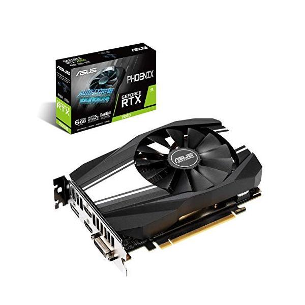 （中古品）ASUS GeForce RTX 2060 6GB Phoenix Fan Edition VR Ready HDMI DP DVI Gra商品写真はサンプル写真となっております。写真の商品が届くわけでは御座いません。用途機能とし...