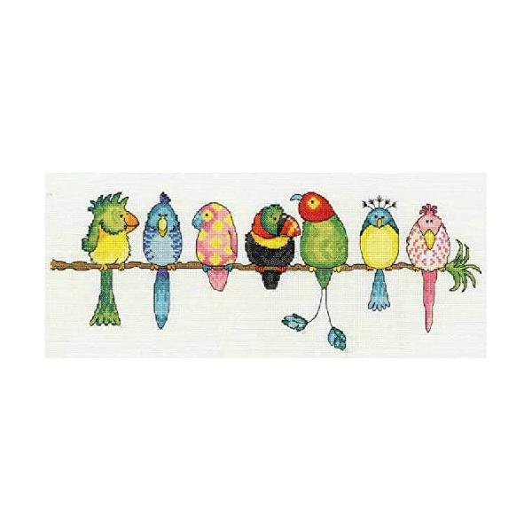     刺繍サイズ：(約）37cm×14cm    ステッチ数：203x75    刺繍布：綿、14カウント白    キット内容：刺繍糸、完成見本図、刺しゅう布、簡単なやり方の日本語説明書,針1-2本    生産国：中国図案印刷はされており...