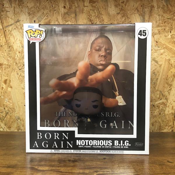 ビギ―の名盤「Born Again」のFUNKO POP ALBUMSです。アルバムのジャケットを背景にフィギュアもジャケ写を再現しています。「Dead Wrong」を聞きたくなりますね〜♪【サイズ】パッケージ : 約W222/D80/H2...