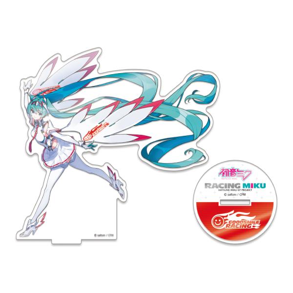 saitom氏による「レーシングミク 2025Ver.」のイラストを使用したアクリルスタンドが登場！仕様 素材：アクリルサイズ 約130×140mm台座 直径約55mm発売元 グッドスマイルレーシング販売元 グッドスマイルカンパニー画像は実...
