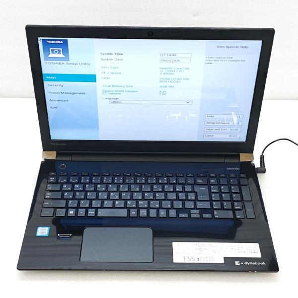 この商品はジャンク品です。下記のような仕様、販売形態となります。・BIOS(UEFI)が動作する事を確認・その他の動作未確認・ノークリーニング■メーカー 東芝/Dynabook (TOSHIBA)■型番 dynabook T55/CB PT...