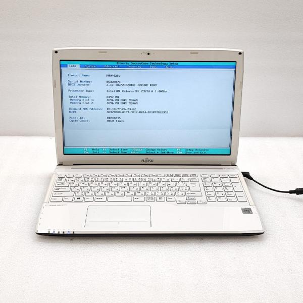 この商品はジャンク品です。下記のような仕様、販売形態となります。・BIOS(UEFI)が動作する事を確認・その他の動作未確認・ノークリーニング■メーカー 富士通 (FUJITSU)■型番 LIFEBOOK AH42/T■COAシール 無し■...