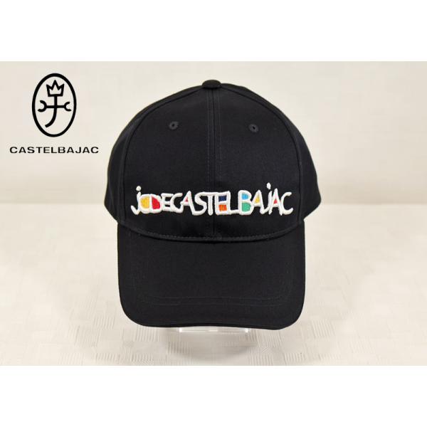 さらりとしたコットンツイル素材を使用したキャップ3Dロゴ刺繍がアクセントビン皮(額に触れる部分)には抗菌防臭、吸水速乾性を備えた清潔快適ポリエステル素材［リフレスマイル]を使用デザイナーのカステルバジャック氏本人が直筆ペンで描いたアートをそ...