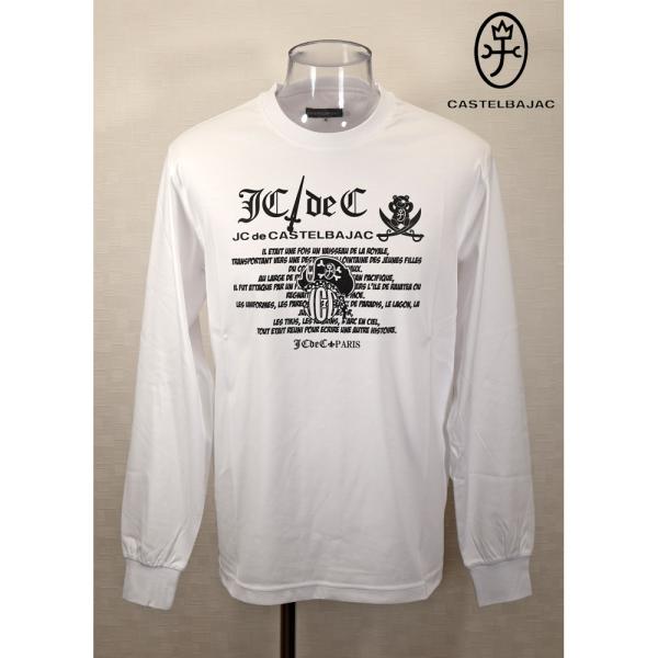 海賊モチーフプリントがアクセントになったロンTシャツ綿100％のサラサラとしたソフトな風合いが肌触りが心地よいアイテムブランドのアイコンとも言える大胆なプリントと上質なコットン素材が融合したロンＴシャツ夏場でも紫外線予防にロンＴシヤツは便利...