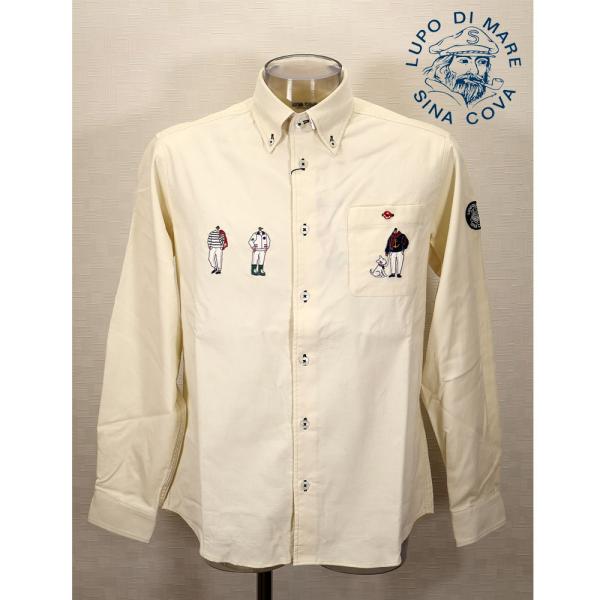 フロントにはキャプテンのアップリケ刺繍2人と右ポケット部分にはシナコバキャプテン・ドックモチーフのアップリケ刺繍をデザインしたコーデュロイボタンダウンシャツです季節感の出る生地とシナコバらしいデザインで一枚着でも印象に残る一着ですカジュアル...