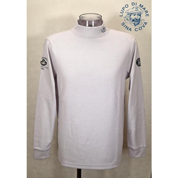 SINACOVA文字刺繍を施したハイネック長袖Tシャツは首元にデザインを入れることでジャケット着用時にもデザインが見え 生地にプレミアムウォームを使用し着心地の良さと保温性の良さが魅力です 肌触りが良い 首元、手首あたたか 左袖には小丸ワッ...