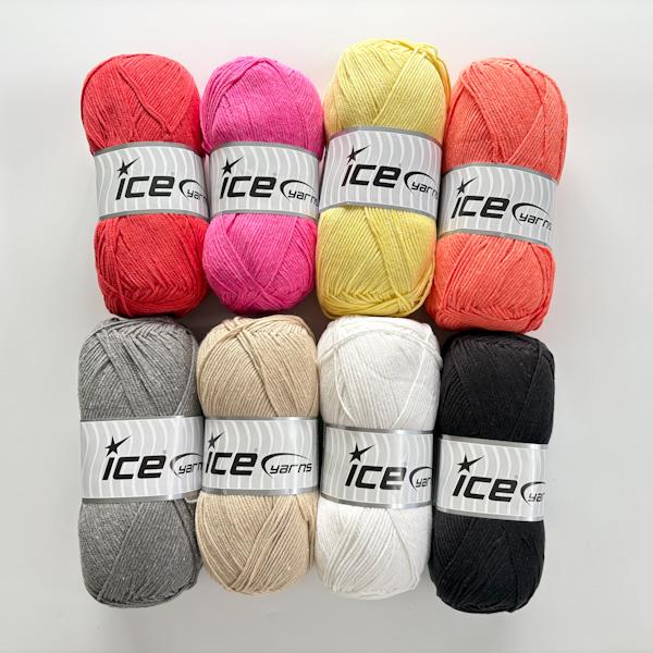 【発売日：2025年04月27日】:::MATERIAL:::コットン 50%・アクリル 50%:::COLOR:::オプションにてお選びください:::SIZE:::重さ：約100ｇ長さ：約280m使用針：3-4 mm(棒針3-6号・かぎ針...